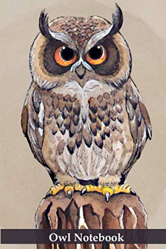 Owl Notebook: 100 Dot Grid Pages / Perfect for Journaling by Useful ...