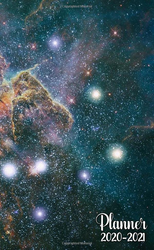 Planner 2020-2021: Gorgeous Universe Two Year Monthly Pocket Planner ...