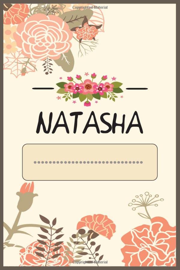 Natasha Journal: Personalized name journal for Women/Girls ...