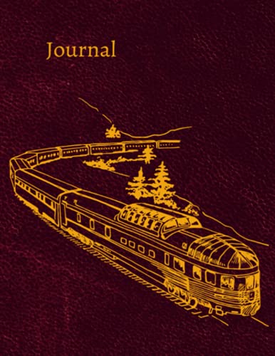 Train Journal: Locomotive Journal | Large Journal | Notebook | 170 ...