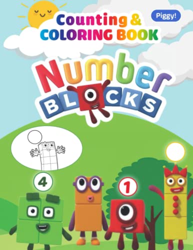 Piggy! - Numberblocks Counting & Coloring Book: Number 1-50 Activities ...