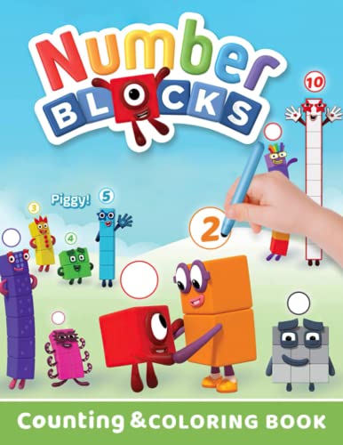 Piggy! - Numberblocks Counting & Coloring Book: Number 1-50 Activities ...