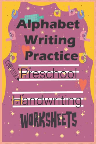 Alphabet Writing Practice: Preschool Handwriting Worksheets/ ABC Letter ...