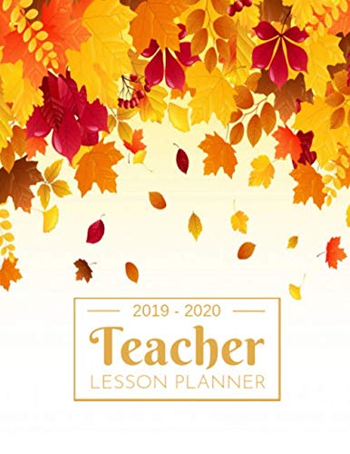 Teacher Lesson Planner: Weekly and Monthly Calendar Agenda | Academic ...