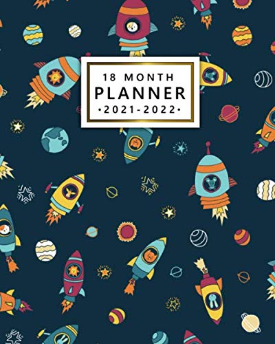 18 Month Planner: Fantastic Space Weekly Agenda, Diary, Calendar ...