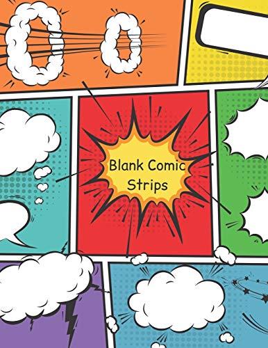 Blank Comic Strips: Create Your Own Comic Book Strip, Variety of 4 ...