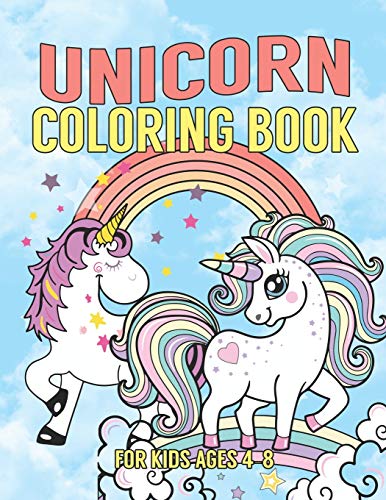 Unicorn Coloring Book for Kids Ages 4-8: Beautiful Unique Unicorns ...