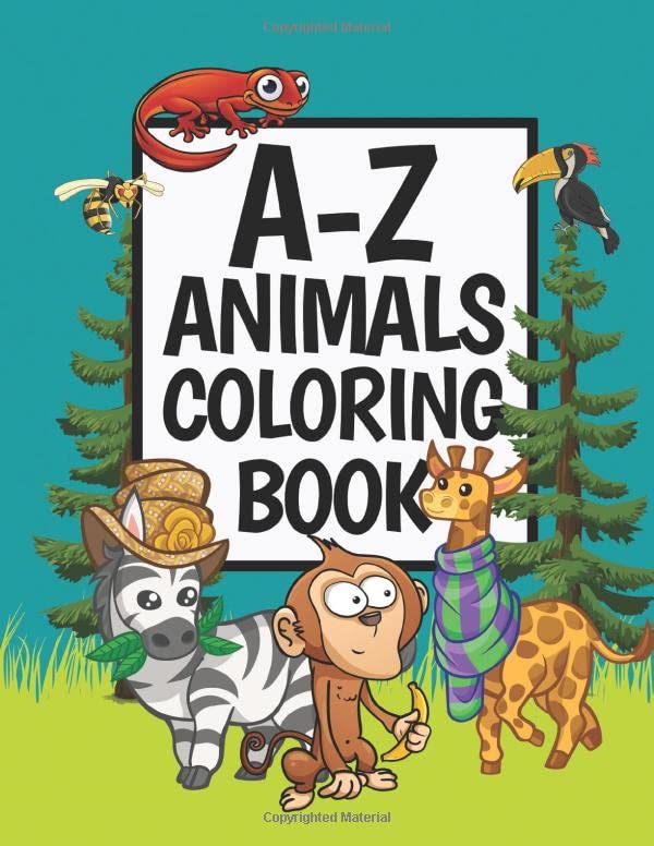 A-Z Animals Coloring Book by LAHCEN ESSAIDI | Goodreads