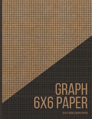 Graph Paper: Composition Notebook 6x6 Graph Sheets, Perfect for Teacher ...