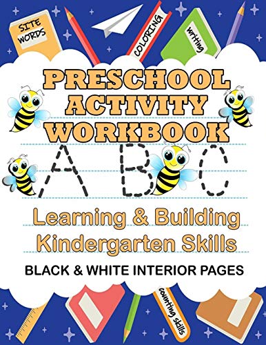 Preschool Learning and Building Kindergarten Skills Activity Workbook ...