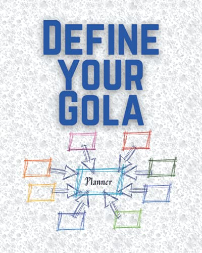 Define my goal planner: classic white cover |large goals setting ...