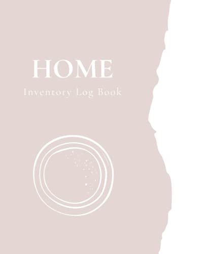 Home Inventory Log Book: Organize Your Home Equipment - 7.5 x 9.25 110 ...