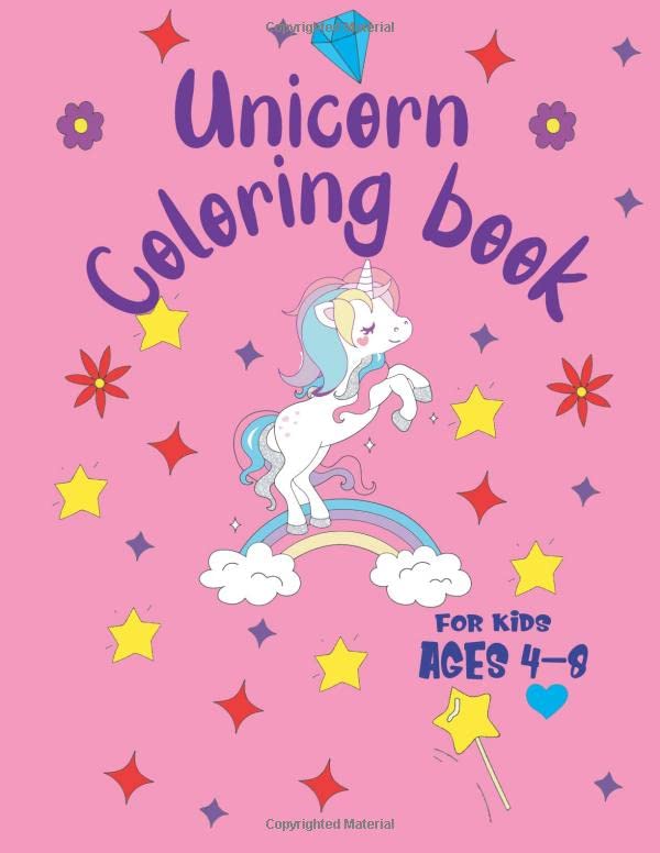 Unicorn Coloring Book: For Kids Ages 4-8 by badis fayssal | Goodreads