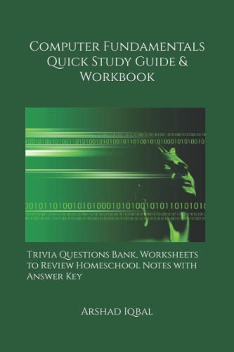 Computer Fundamentals Quick Study Guide & Workbook: Trivia Questions ...