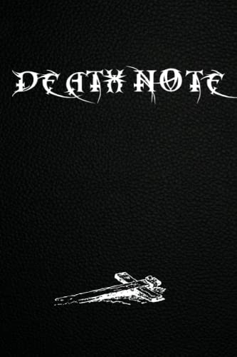DEATH NOTE: Notebook, 6х9, Black Leather Imitation Cover, 120 Lined ...