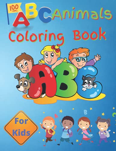 ABC Animals Coloring Book For Kids: Learn the Alphabet by Coloring ...
