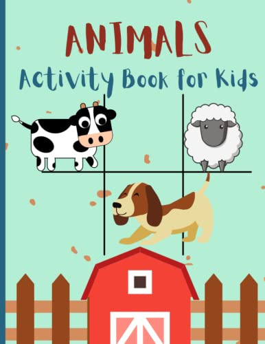 Animals Activity Book for Kids: Amazing Animals Activity Book with ...