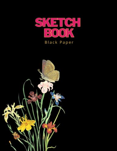 Black Paper: Sketchbook For Use With Gel Pens - Sketch Book Black Paper ...