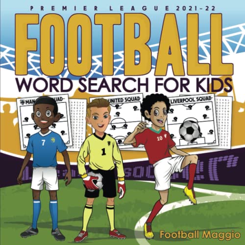 Football: Football Word Search For Kids: Premier League 2021-2022: A ...