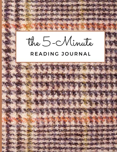 The 5-Minute Reading Journal Tweed Edition: Tweed Print Dark Academia ...