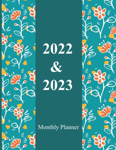 2022-2023 Monthly Planner: 2 Year Planner Calendar Refill 2022-2023,2 ...