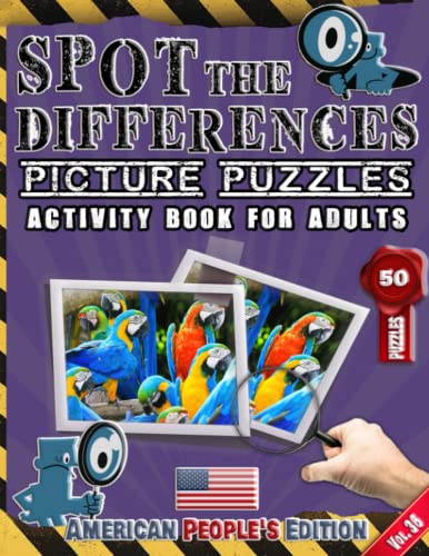 Spot the Differences : Picture Puzzles - Activity Book for Adults ...