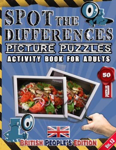 Spot the Differences : Picture Puzzles - Activity Book for Adults ...
