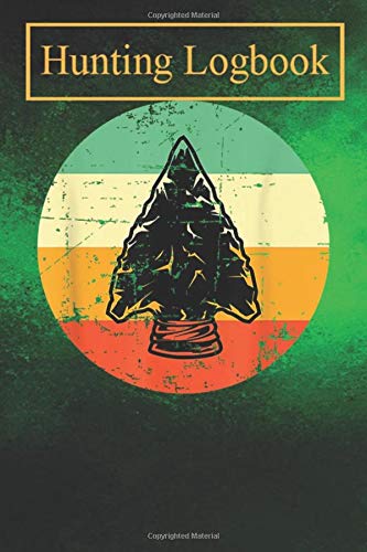Hunting Logbook: Arrowheads hunter retro circle art- hunting arrowhead ...
