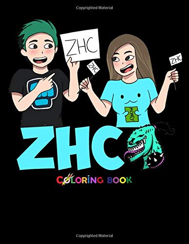 ZHC Coloring Book: 50 coloring pages for kids and Adults, Amazing ...