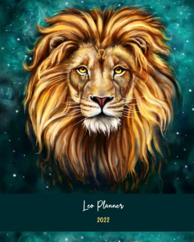 Leo Planner 2022: 2022 Weekly and Monthly Planner | Leo Zodiac Calendar ...