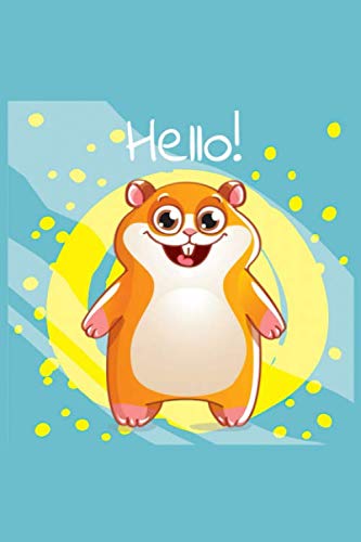 Hello: Hamster Graph Paper Composition Notebook 120 pages 6"x9"|5x5 mm ...