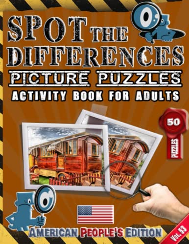 Spot the Differences : Picture Puzzles - Activity Book for Adults ...