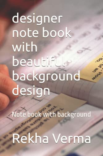 designer note book with beautiful background design: Note book with ...