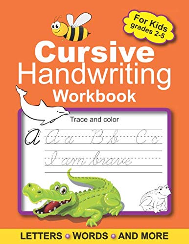 Cursive Handwriting Workbook for kids: Learning Cursive Handwriting ...