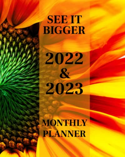 See It Bigger Planner 2022-2023 Monthly: Large 2 Year Monthly Planner ...