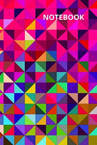 NOTEBOOK: Colorful Pages Journal, Lined Journal, Diary Notebook 6 x 9 ...