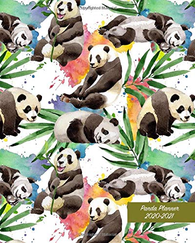 Panda Planner 2020-2021: Daily, Weekly and Monthly Planner | Panda 2020 ...