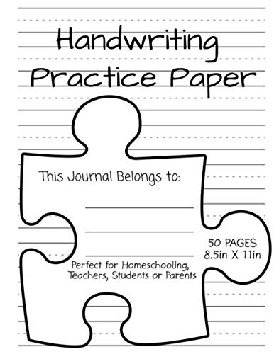 Handwriting Practice Paper: Notebook with Dotted Lined Sheets for K-3 ...