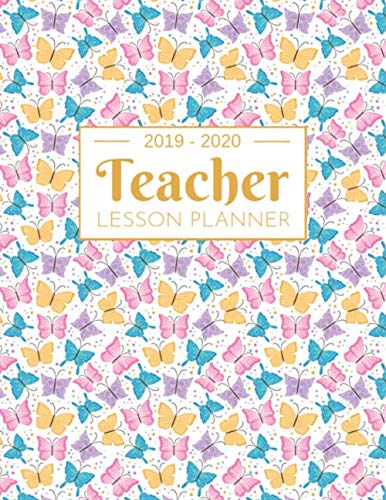 Teacher Lesson Planner: Weekly and Monthly Calendar Agenda | Academic ...