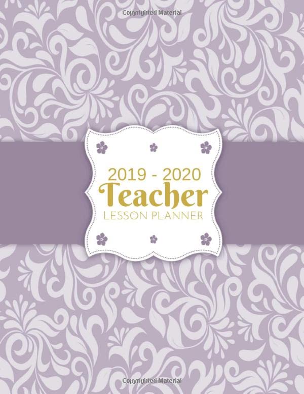 Teacher Lesson Planner: Weekly and Monthly Calendar Agenda | Academic ...