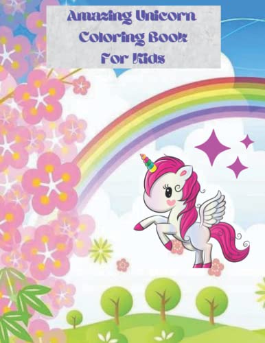 Unicorn Coloring book for kids age 4-8 (US Edition): Magical Unicorn ...