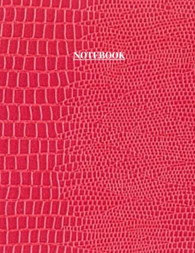 Notebook: Pink Snakeskin Print Composition Notebook, Journal or Diary ...