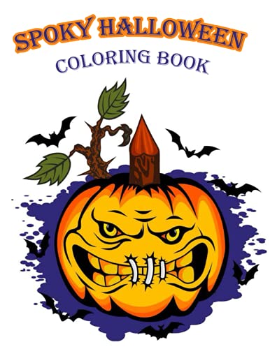 Spoky Halloween coloring book: Spooky Coloring Book for Kids & Adult ...