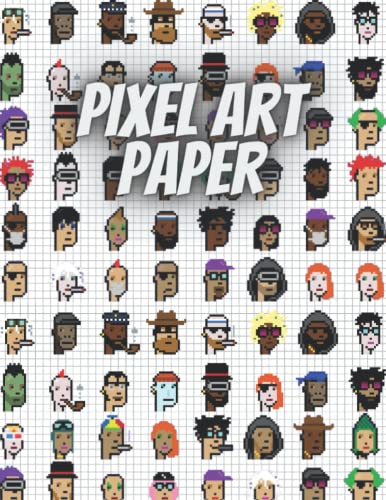 Pixel Art Paper Artists Sketch Book Pixel Art Grid For Pixel Artists Design Your Own Pixel