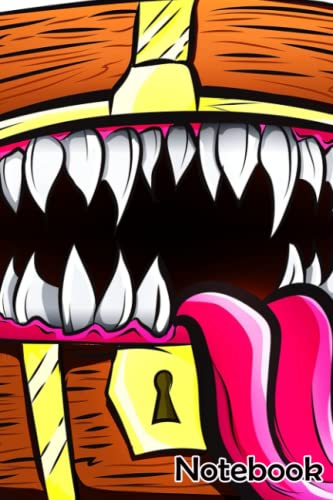 Mimic Chest Dungeons And Dragons Monster Loot Notebook: - 6 x 9 inches ...