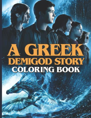 A Greek Demigod Story Coloring Book: Coloring Books Eighteen Year ...