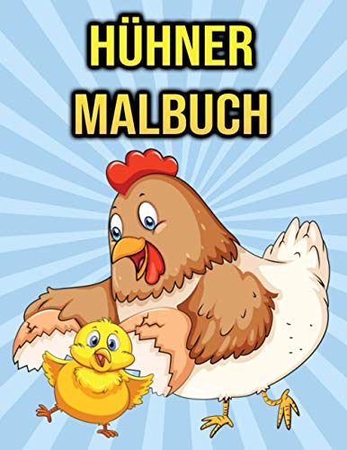 Hühner Malbuch: Für Kinder, Jungen - Hähnchen, Hahn, Henne by ...
