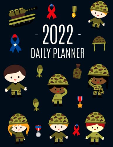 Soldier Planner 2022: Cool January–December Daily Organizer | Green ...