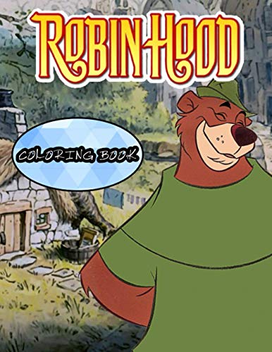 Robin Hood Coloring Book: NEW Coloring Book with 50+ LARGE COLORING ...