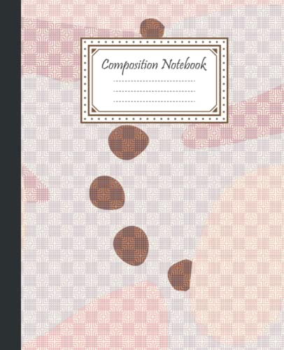 Aesthetic Composition Notebook.: College ruled lined paper notebook ...